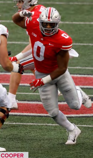 Jonathon Cooper: Ohio State Football Bio & Stats ('16-20)